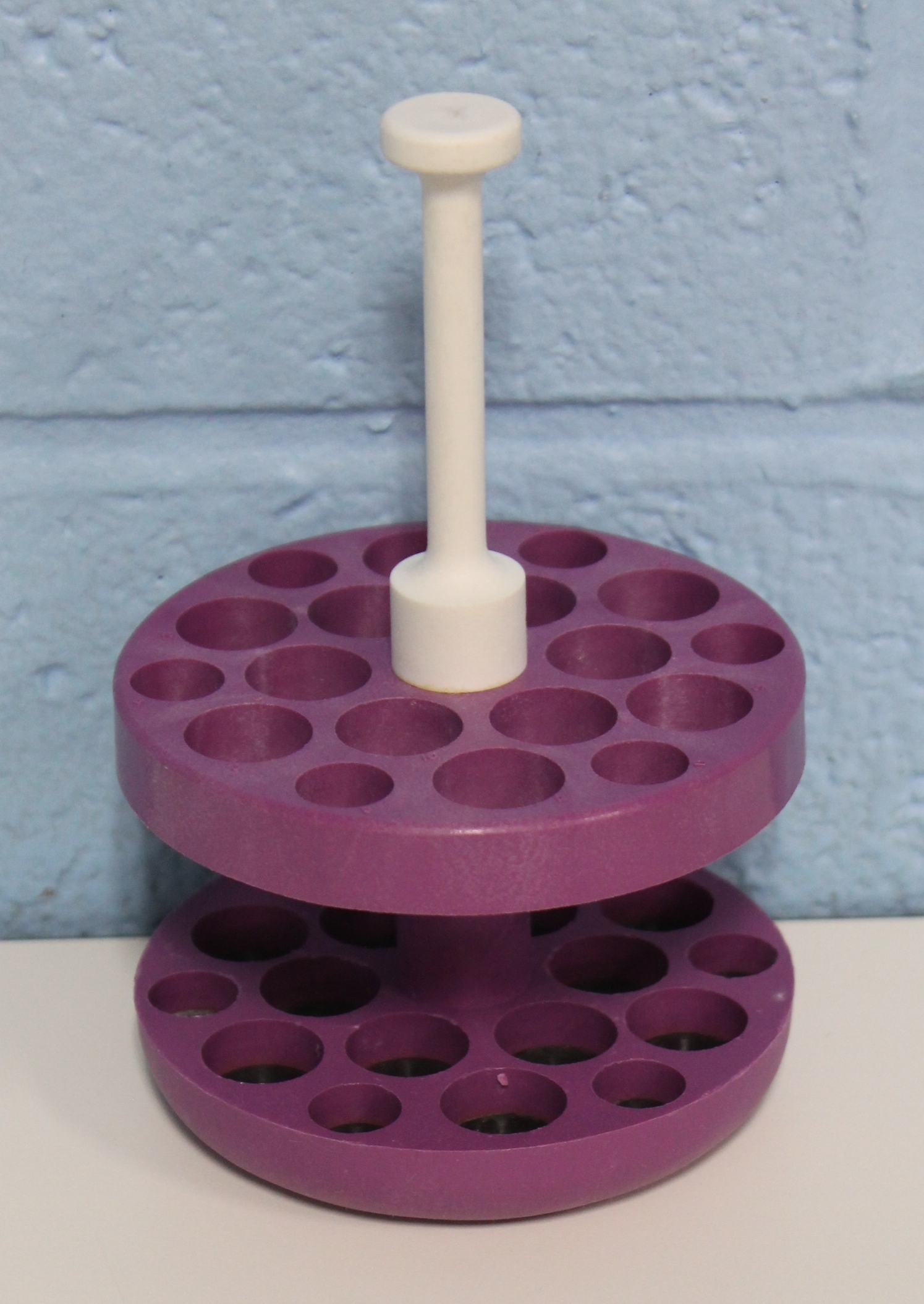 Beckman Coulter 12ml, 12 Tube, Aerosolve Adapter (Purple) P/N 359484