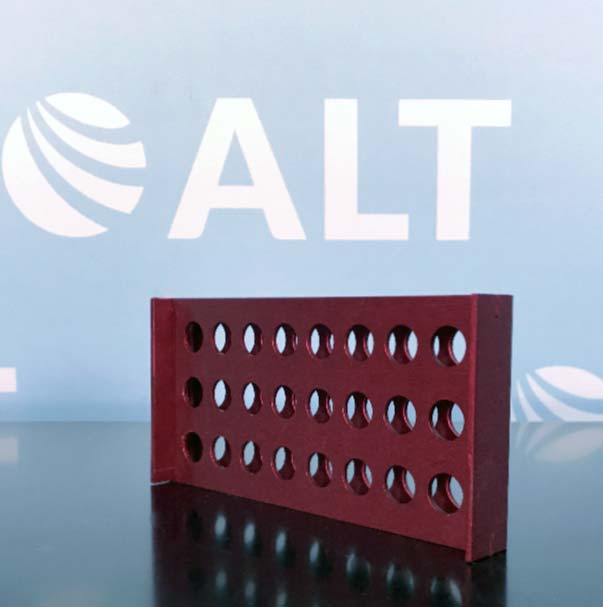 Beckman Coulter Tube Rack (Red) For Tube Topper, 24 Space, For 13 mm Tubes