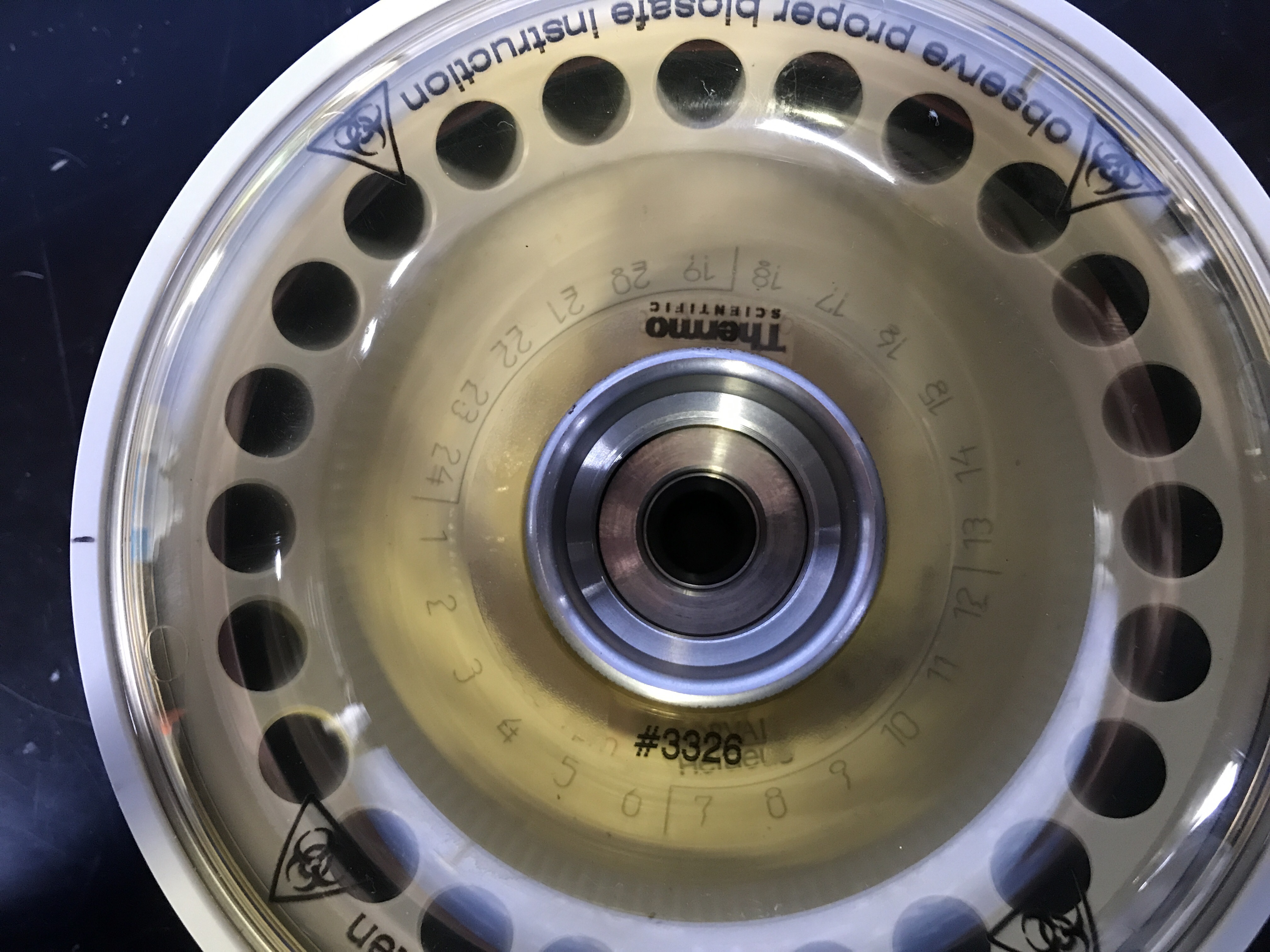 Sorvall Heraeus 3325B Fixed Angle Rotor