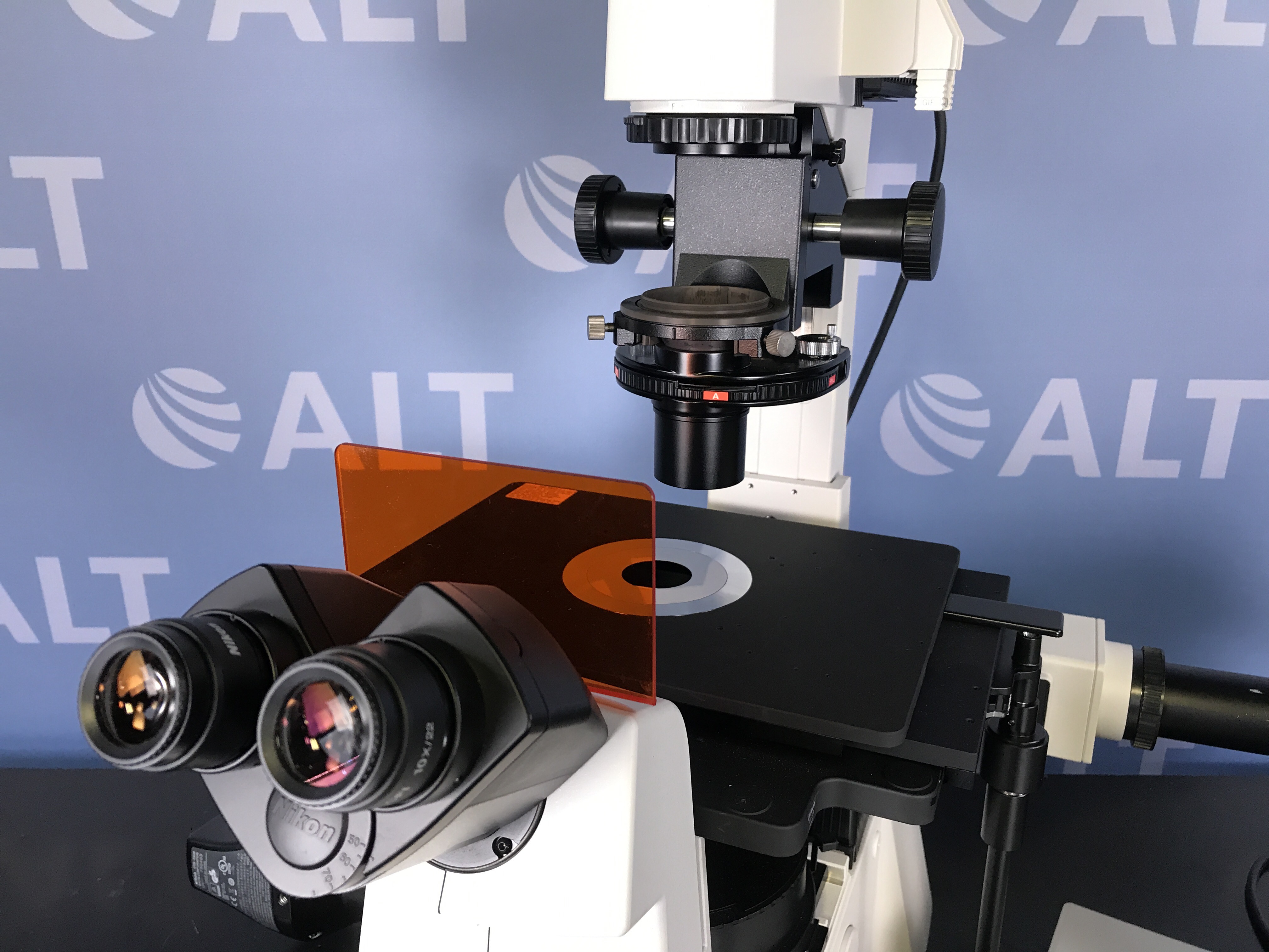 Nikon Eclipse Ti-S/L100 Inverted Phase Contrast Fluorescent Microscope