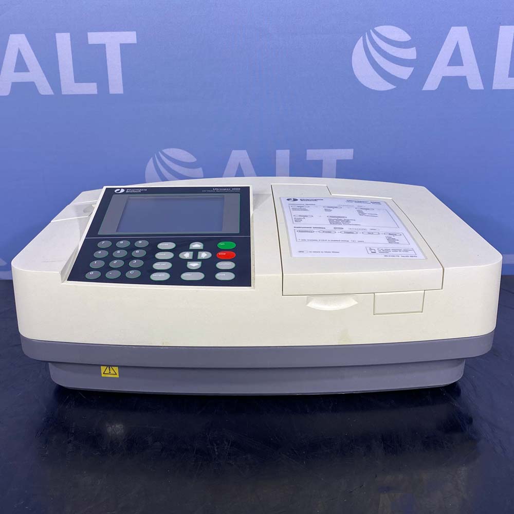 Pharmacia Biotech Ultrospec 3000 UV-Visible Spectrophotometer P/N 80 ...
