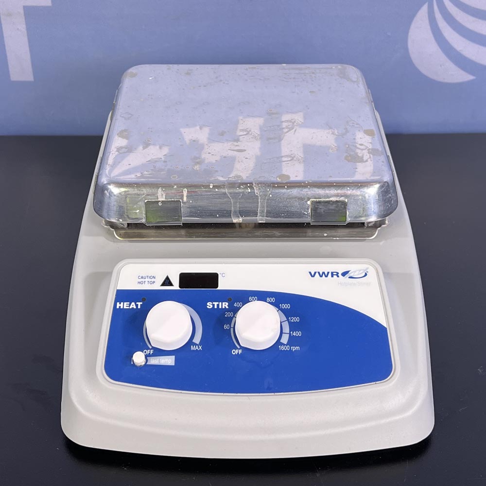 VWR 7"x7" Aluminum Top Hot Plate Stirrer, Cat. No. 97042-646