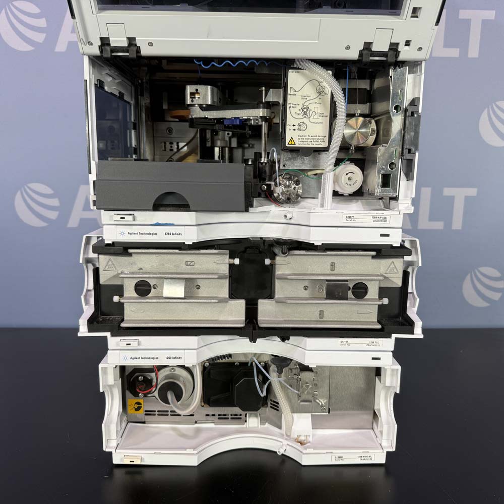 Agilent 1260 HPLC System With G1311C Quat Pump, G1367E HiP ALS, G1316 ...
