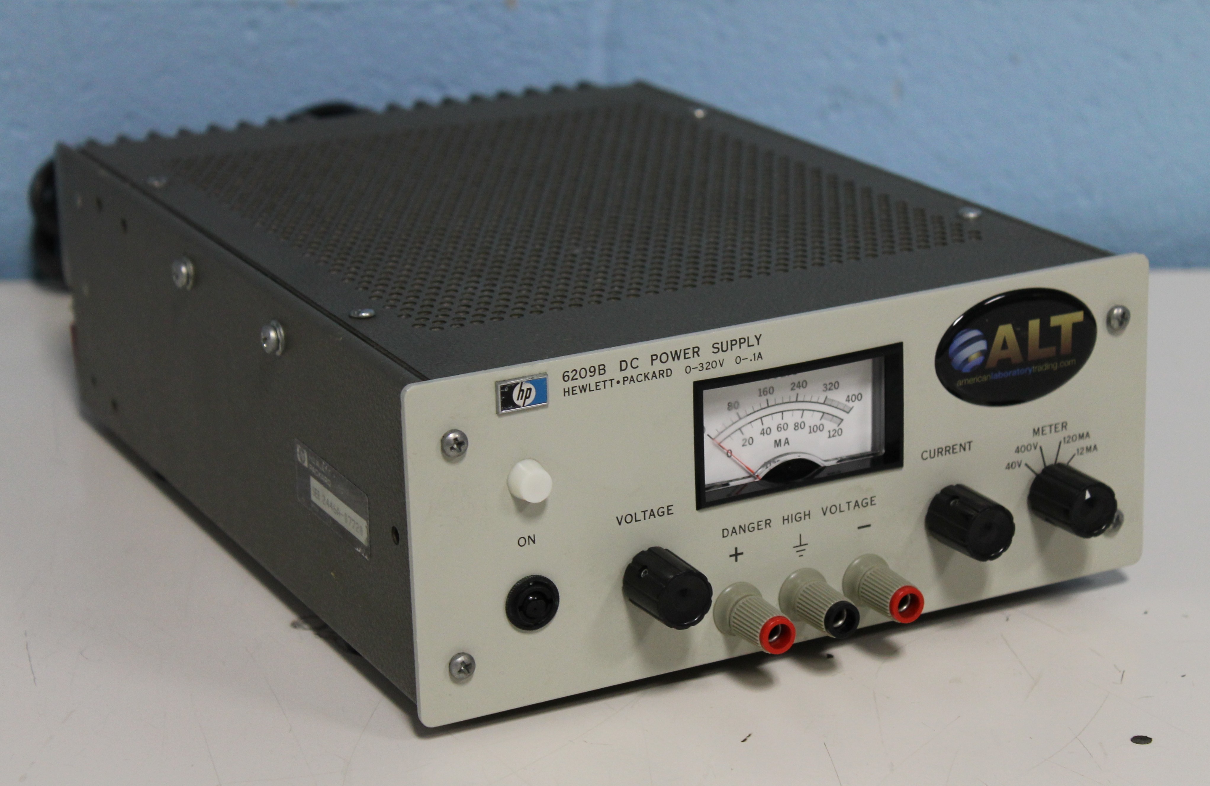 Hewlett Packard 6209B DC Power Supply 0-320V 0-.1A