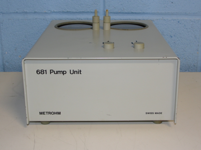 Metrohm 681 Pump Unit