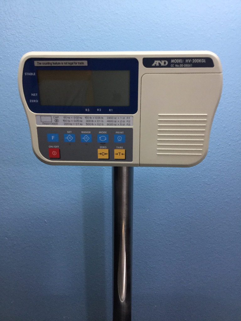 A&D Company HV-200KGL Scale