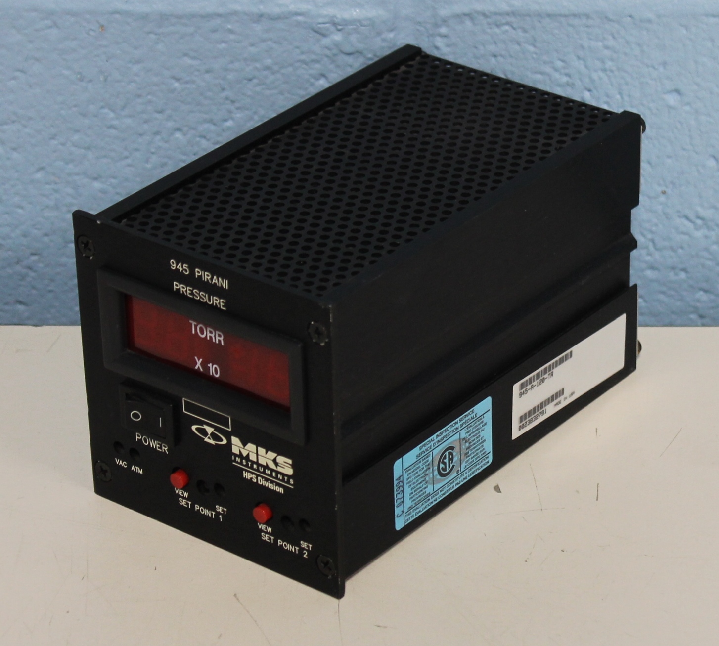 MKS Instruments 945 Pirani Digital Vacuum Gauge System