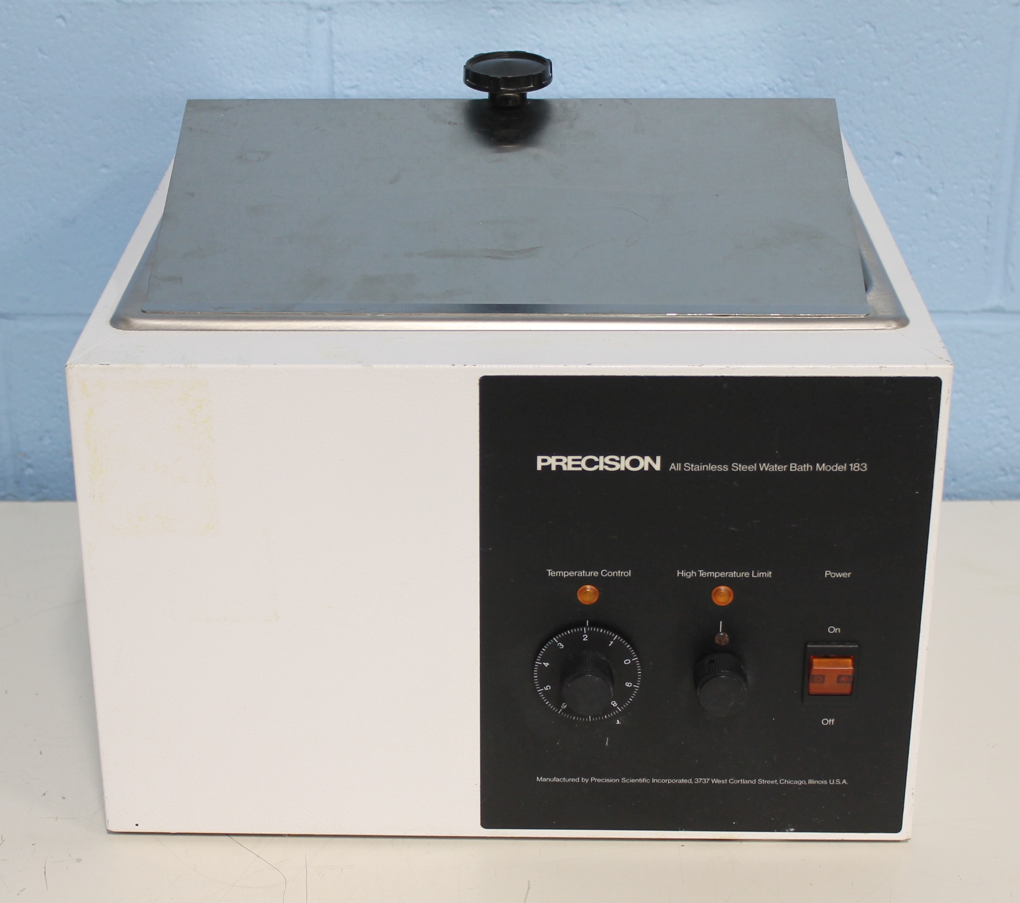 Precision All Stainless Steel Water Bath Model 183