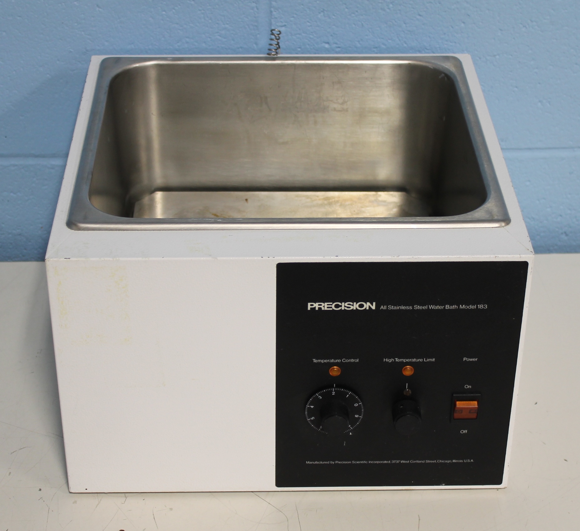 Precision All Stainless Steel Water Bath Model 183
