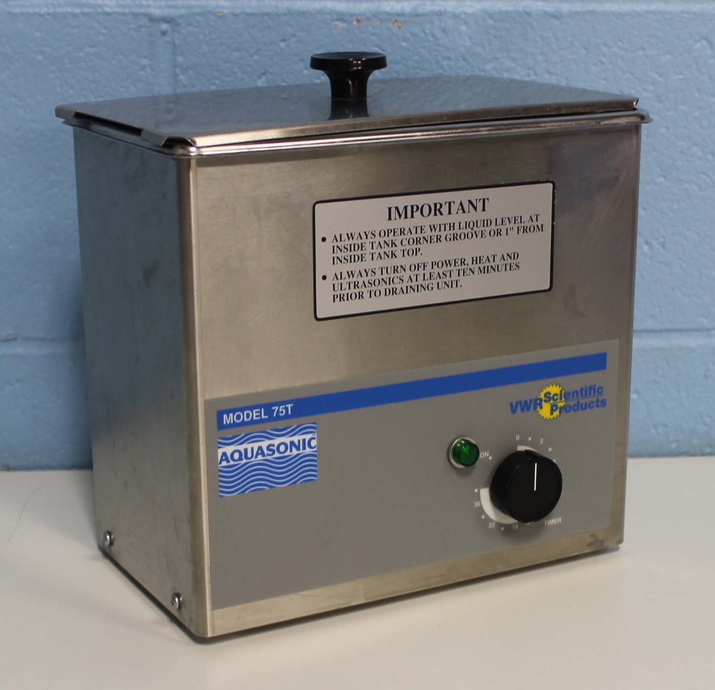 VWR Scientific Aquasonic 75T Ultrasonic Cleaner