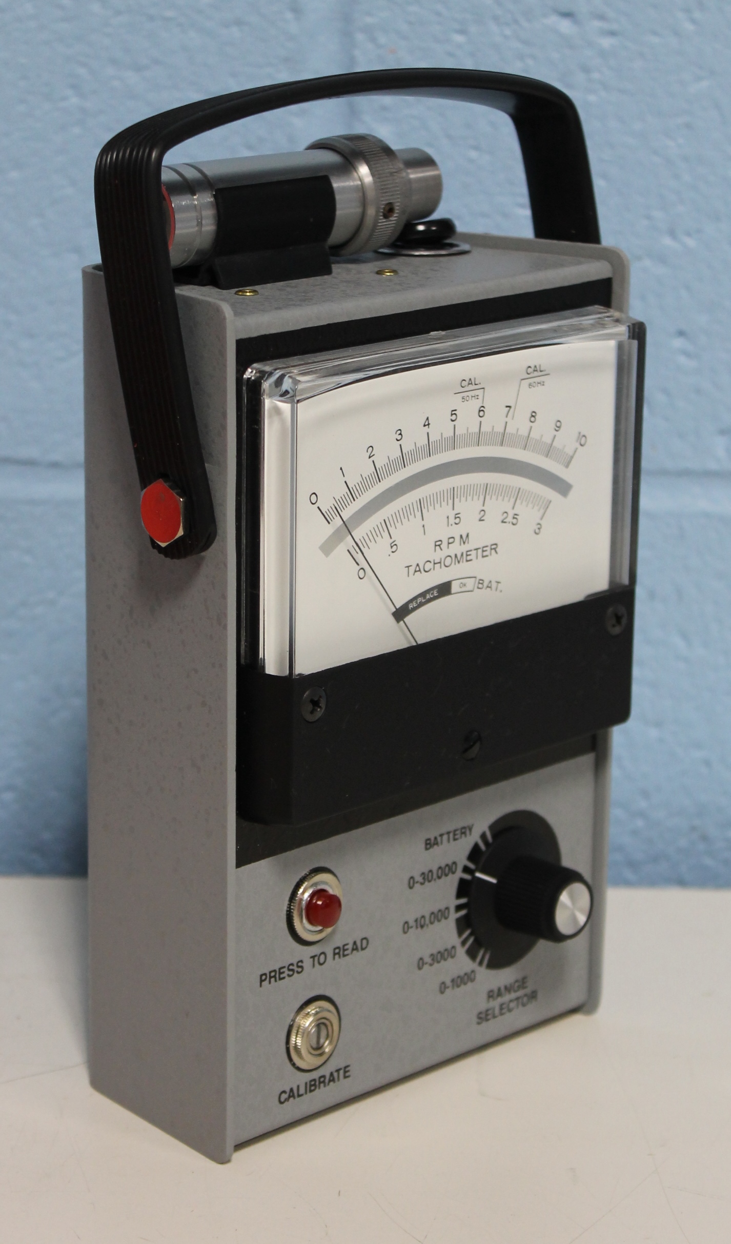 Ametek C-891 RPM Tachometer with Case