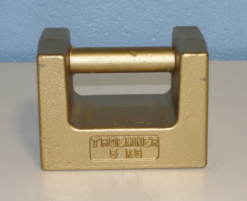 Troemner Cast Iron Class F Grip Handle Weights