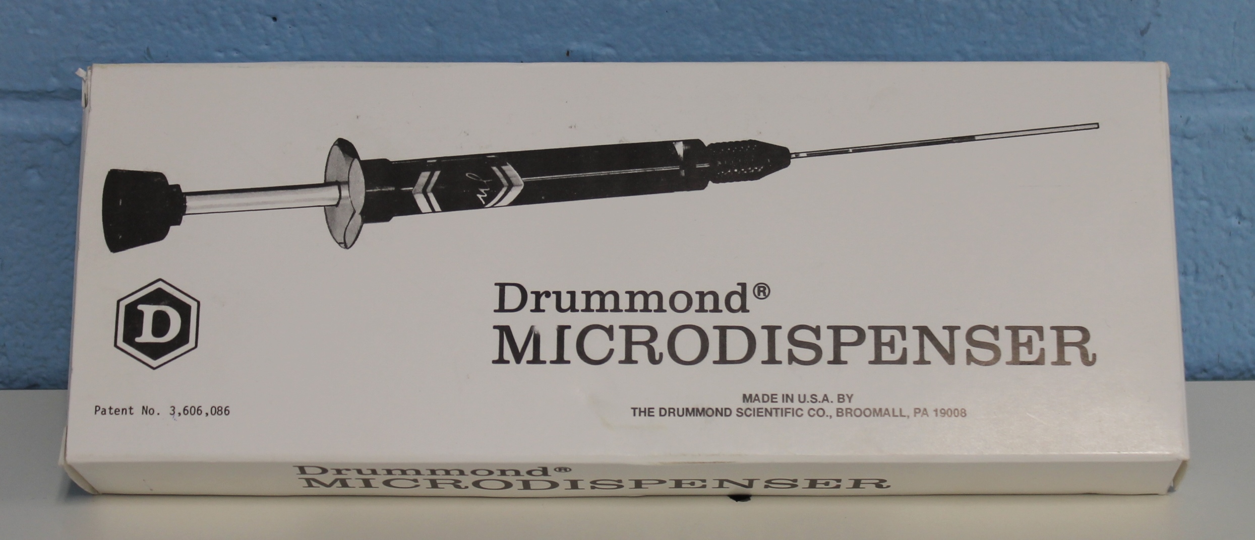 Drummond Scientific Co. Dialamatic Microdispenser CAT No. 3-000-275