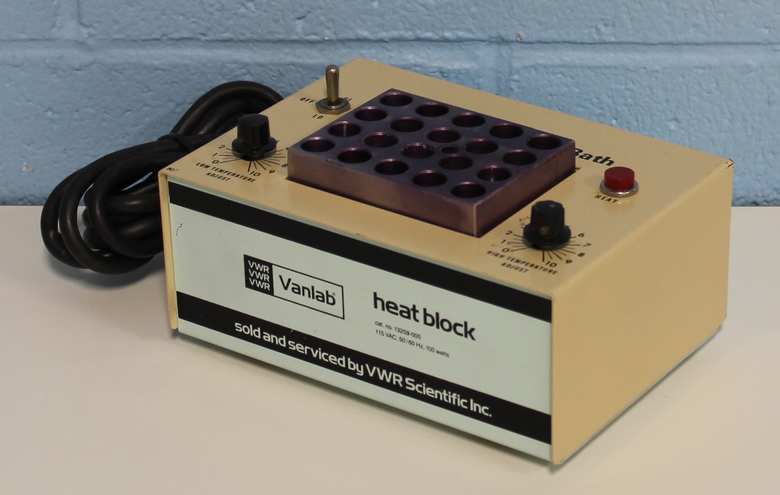 Lab-Line/VWR Dry Block Heater Model 13259-005