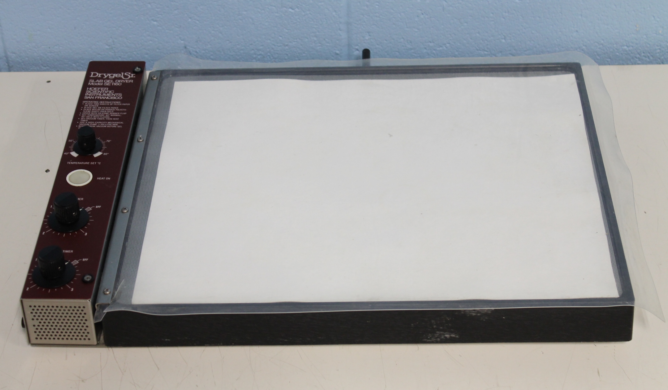 Hoefer Scientific Drygel Sr SE1160 Slab Gel Dryer