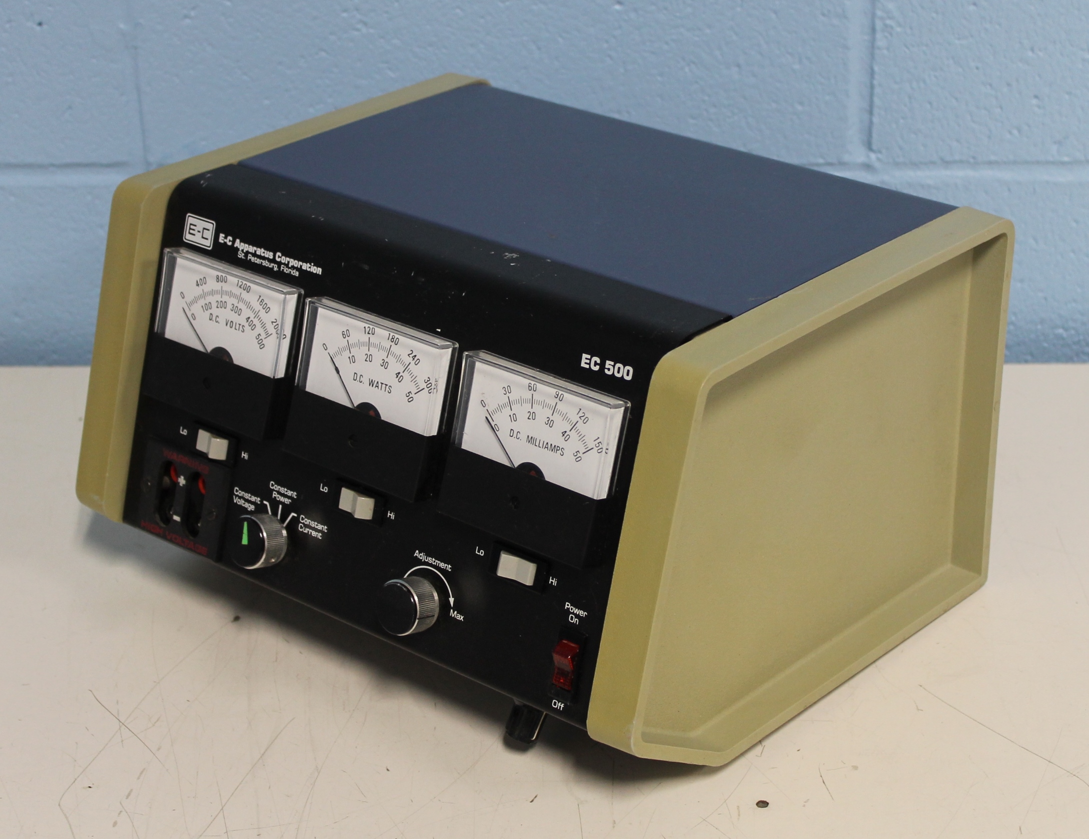 E-C Apparatus Corp. EC 500 Power Supply