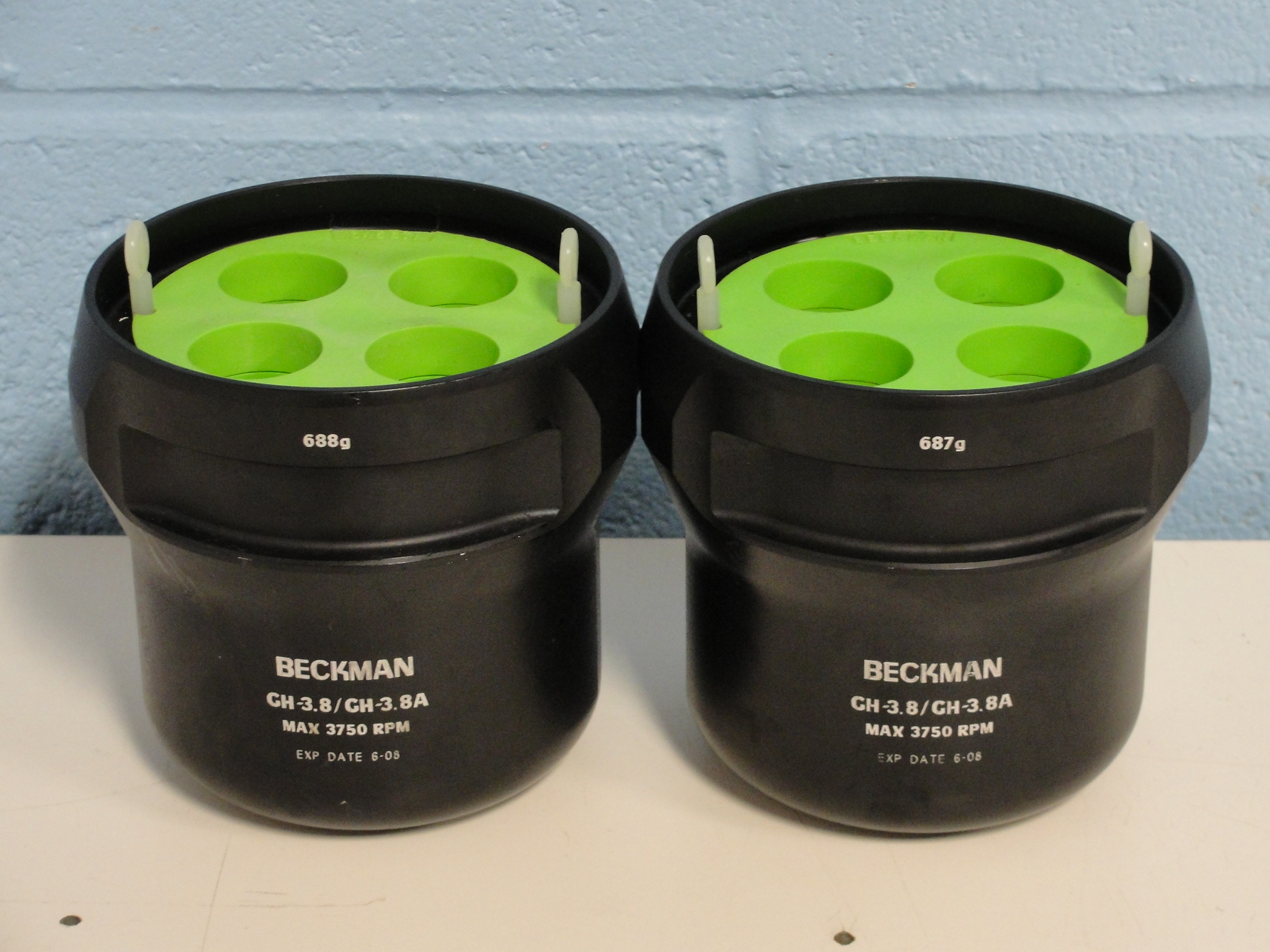 Beckman Coulter GH 3.8 Swing Buckets with Inserts (Set of 2)