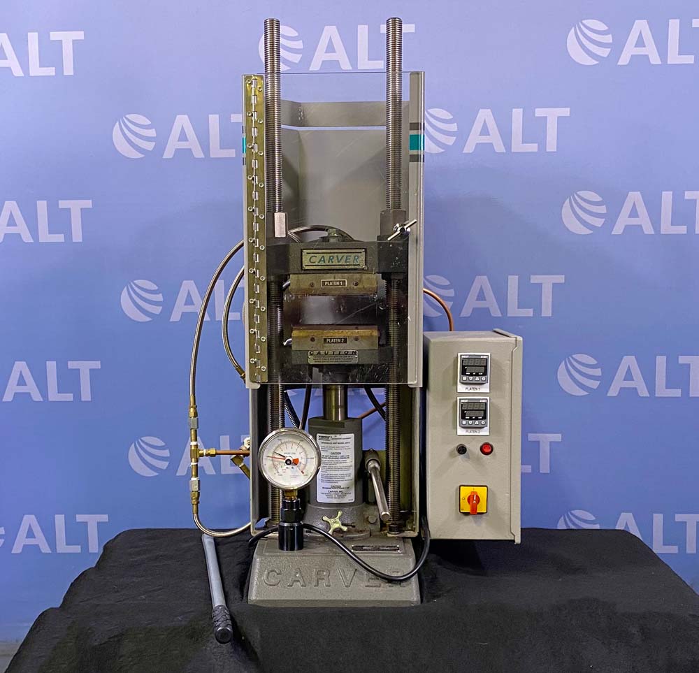 Carver 12 Ton Hydraulic Laboratory Press, Model 3851-0, With Safety ...