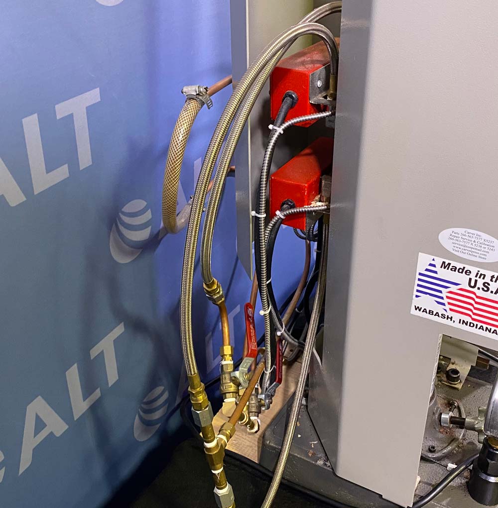 Carver 12 Ton Hydraulic Laboratory Press, Model 3851-0, With Safety ...