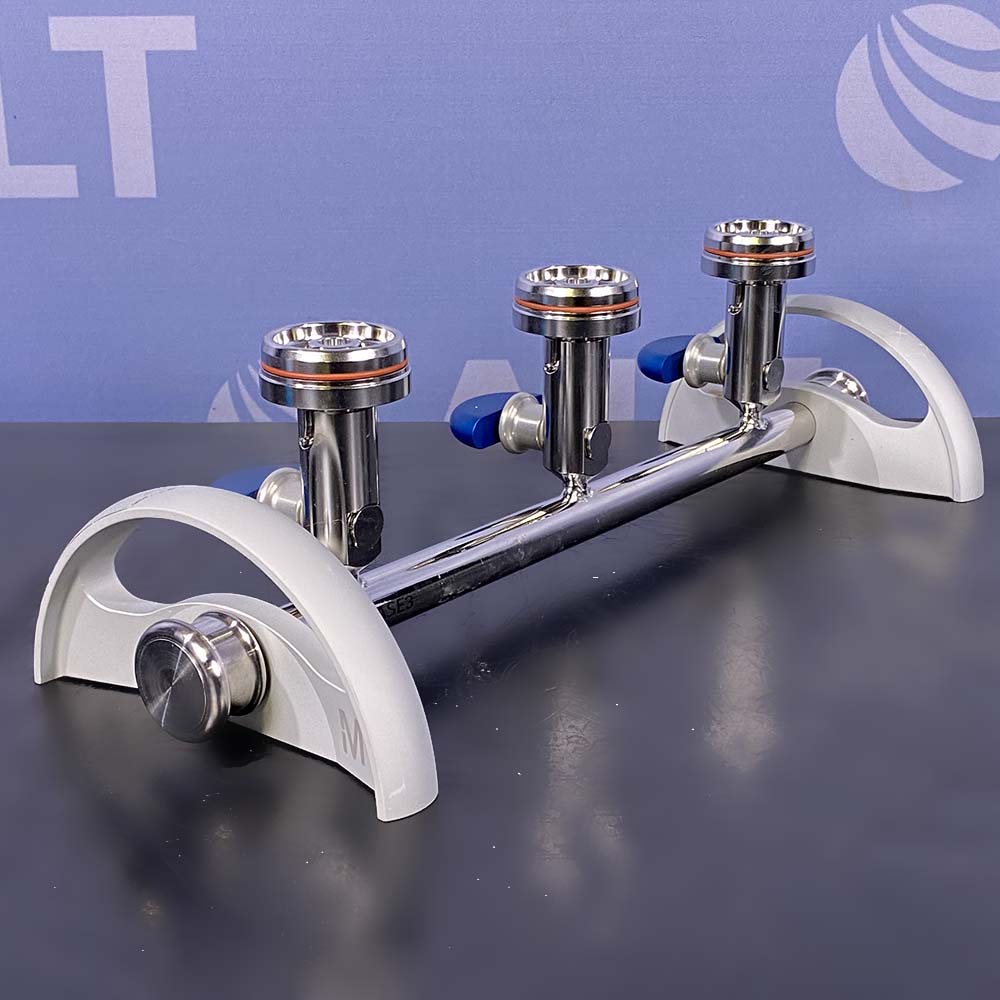 Millipore EZ-Fit Manifold Base, 3-Place, Stainless Steel
