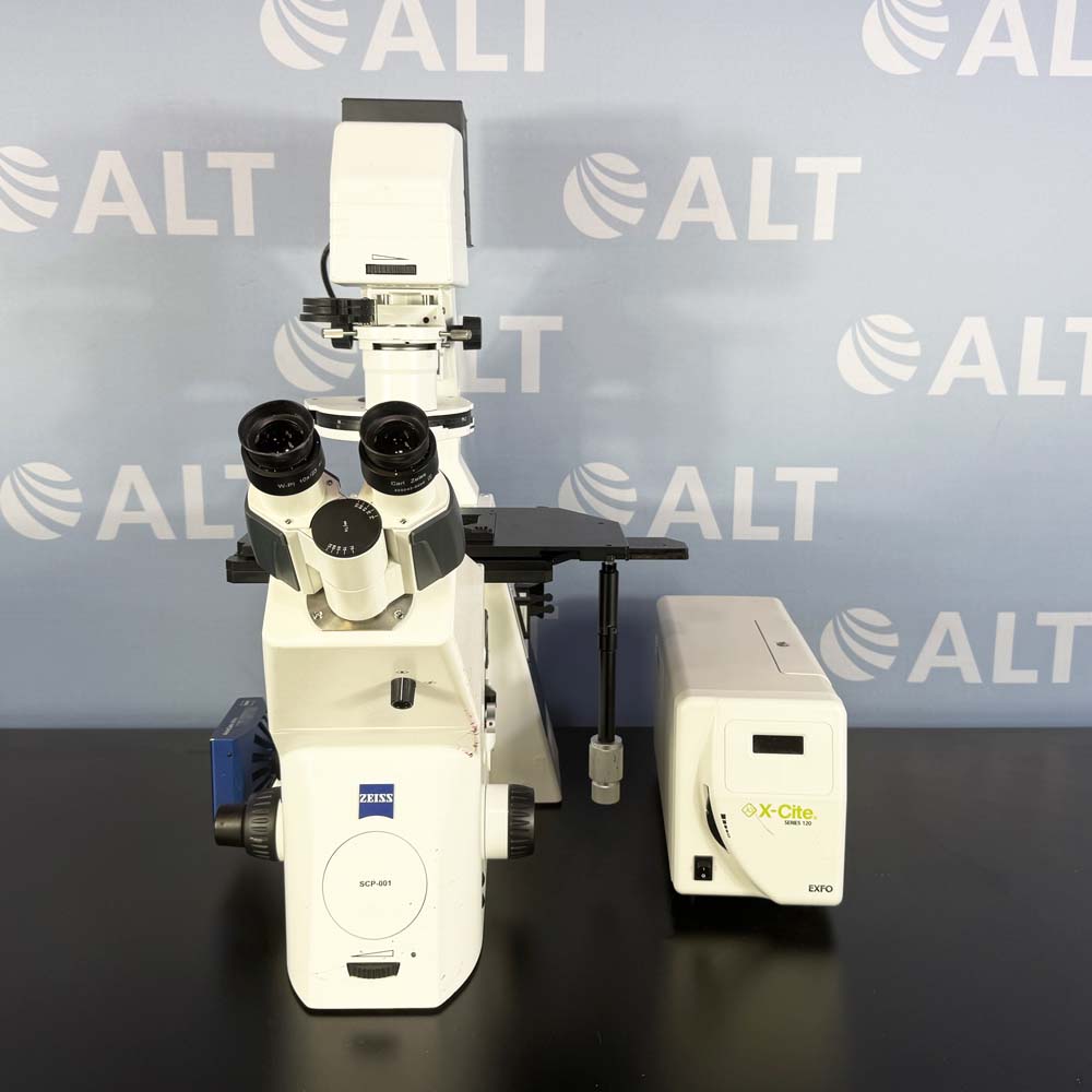 Zeiss Axio Observer A1 Phase Contrast Fluorescene Microscope With EXFO ...