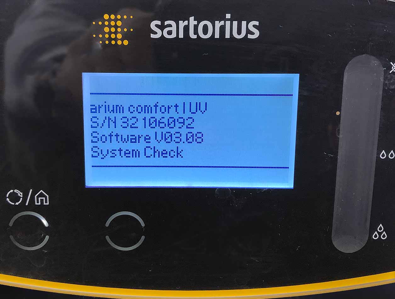 Sartorius H2O-I-1-UV-T Arium Comfort I Ultrapure Water System