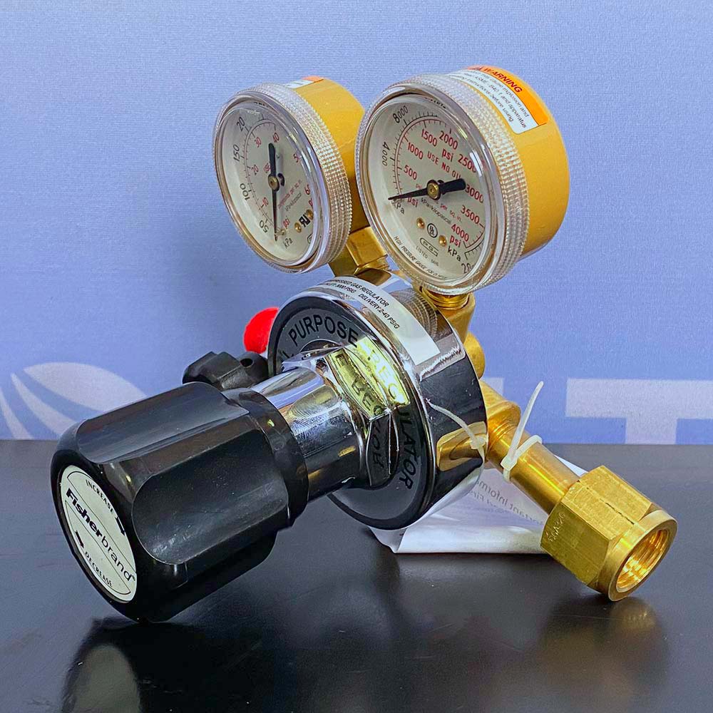 Fisherbrand 10-575-112 Gas Regulator, Multistage, Brass