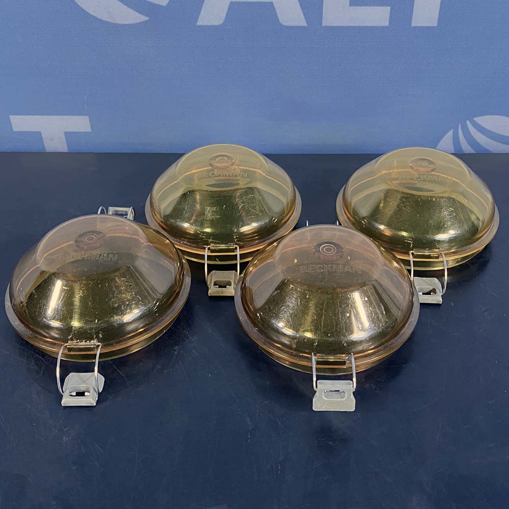 Beckman Coulter GH-3.8 Rotor Bucket Lids, P/N 360585 (Set of 4)