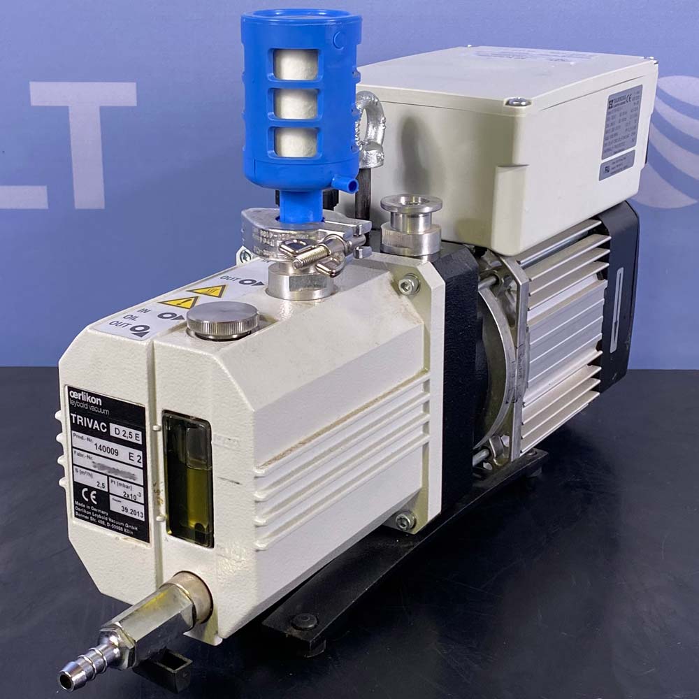 Trivac Two Stage Oil Sealed Rotary Vane Pump, Model D2.5E