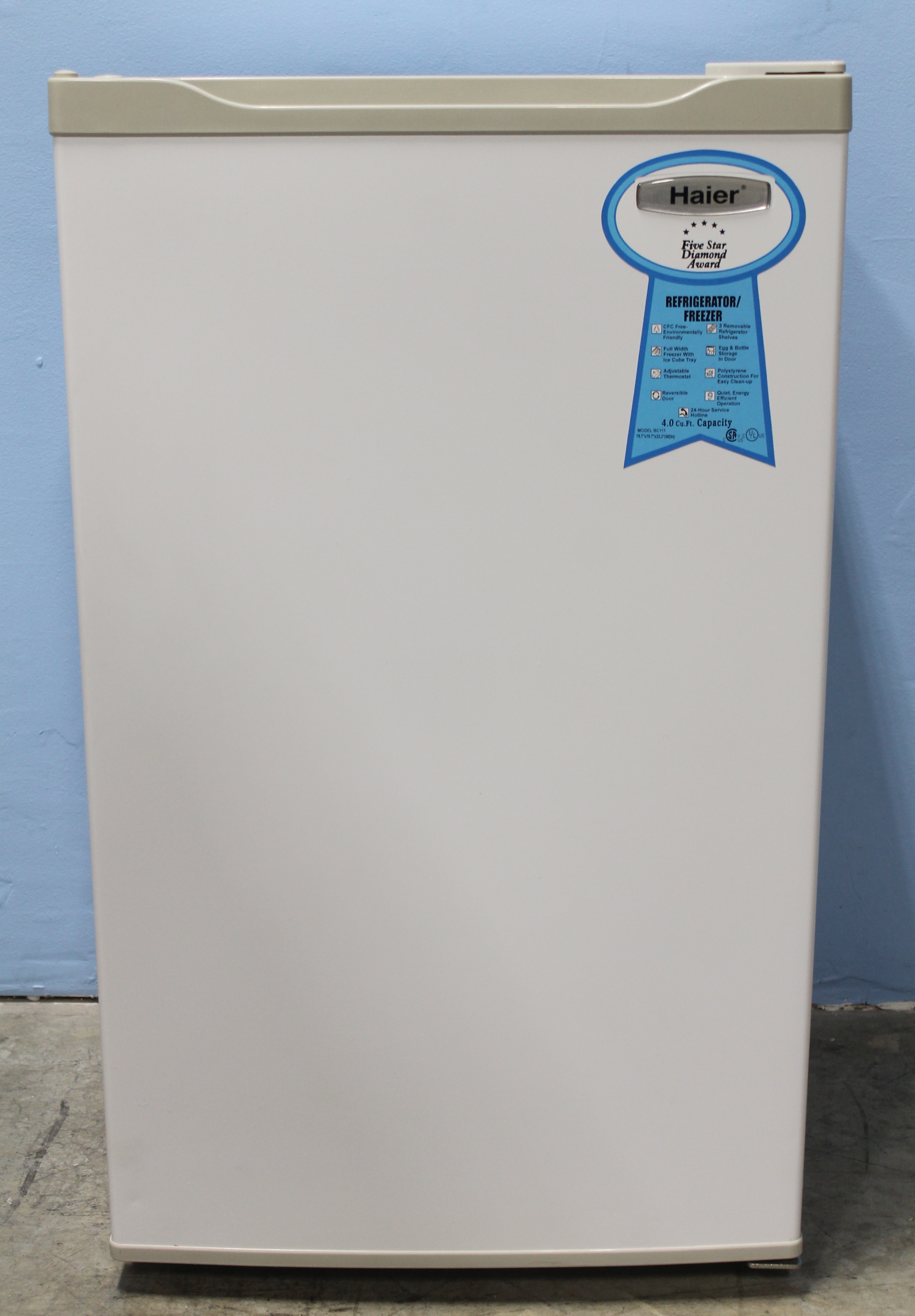 Haier Model BC-111 General-Purpose Undercounter Refrigerator