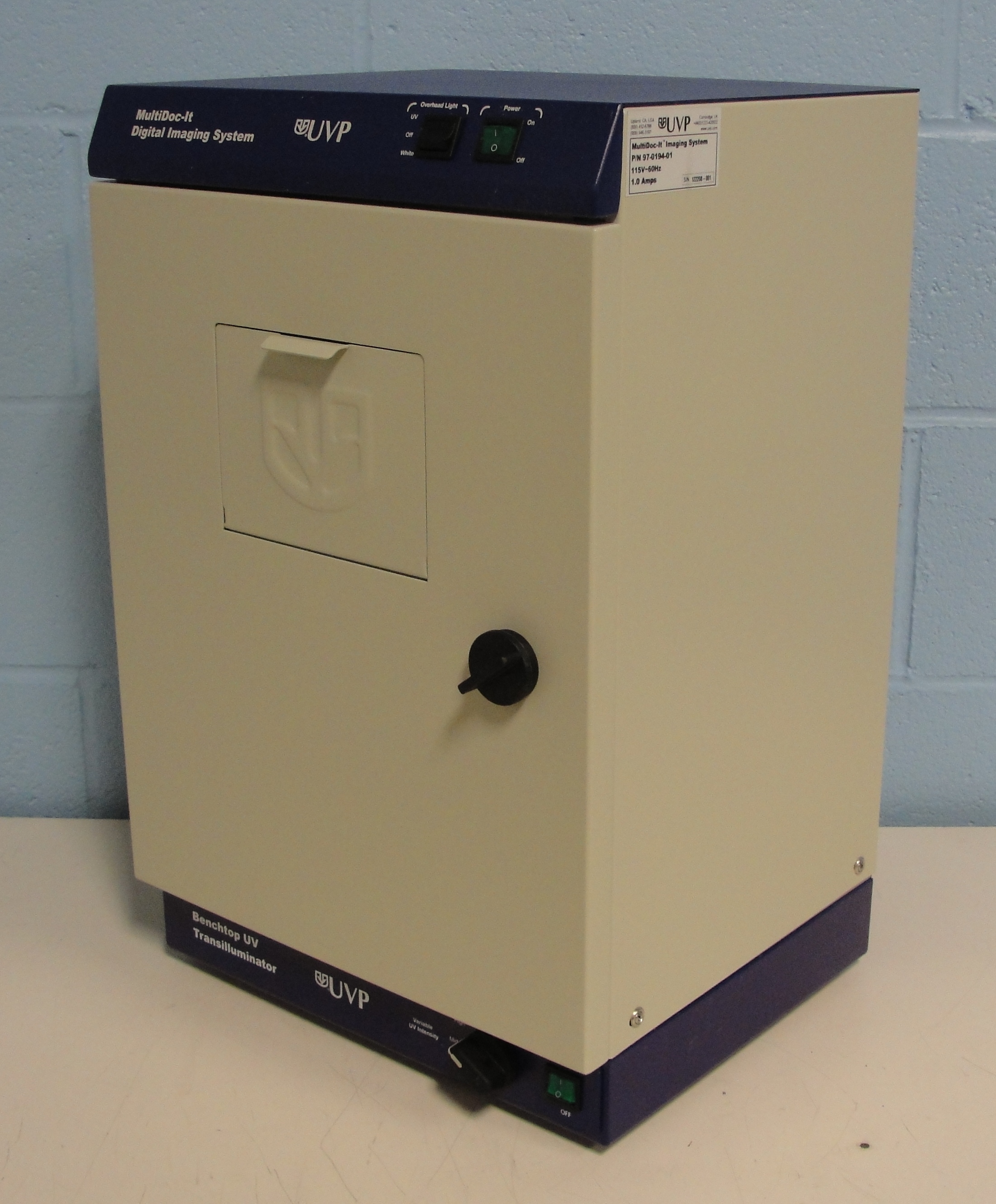 UVP Inc. MultiDoc-It Imaging System Model 105 with M-26V Transilluminator