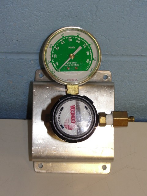 Concoa Regulator Single-Stage, Brass Barstock Body, and Four-Port ...