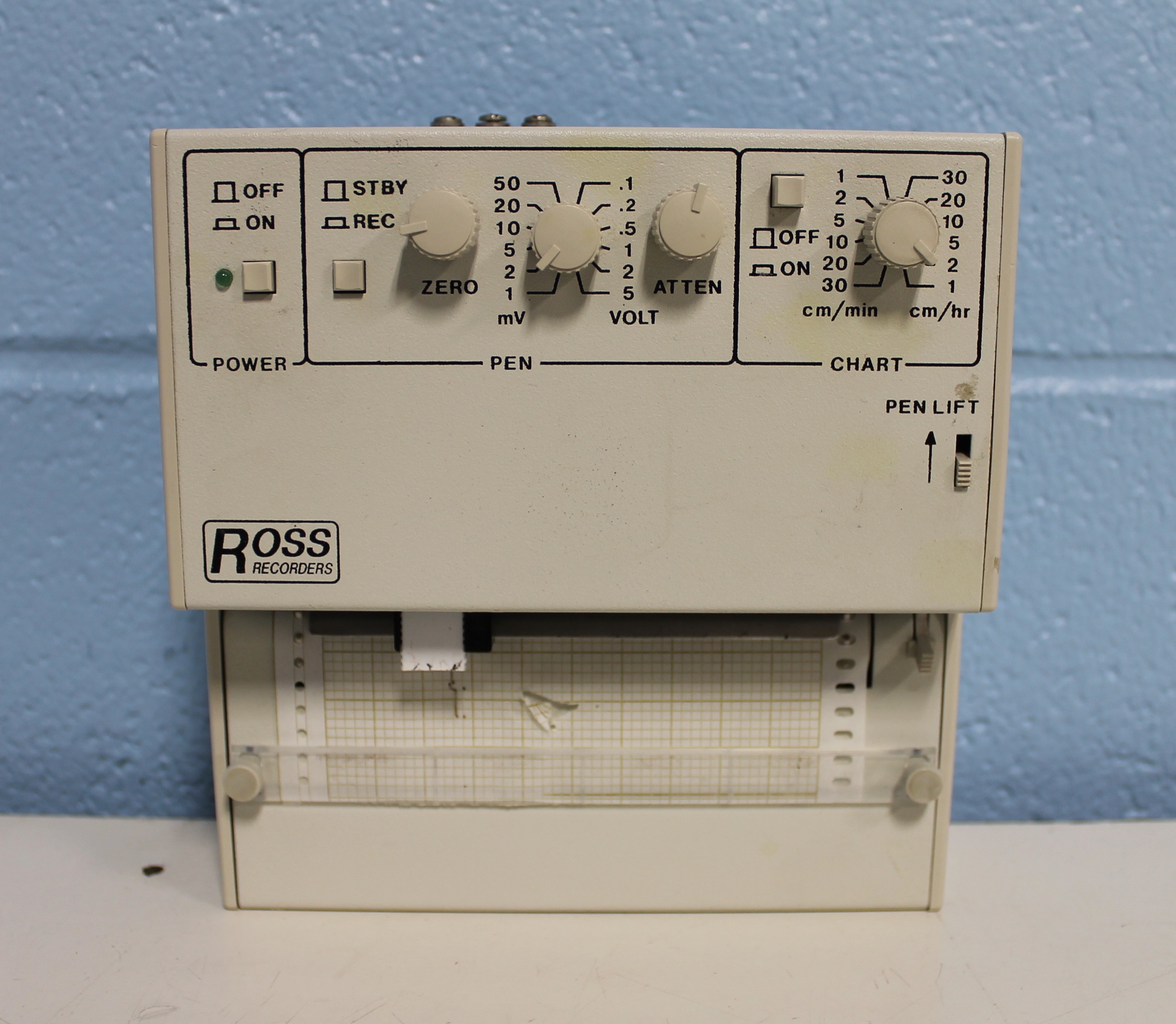 Ross Single Channel Strip Chart Recorder Model 101