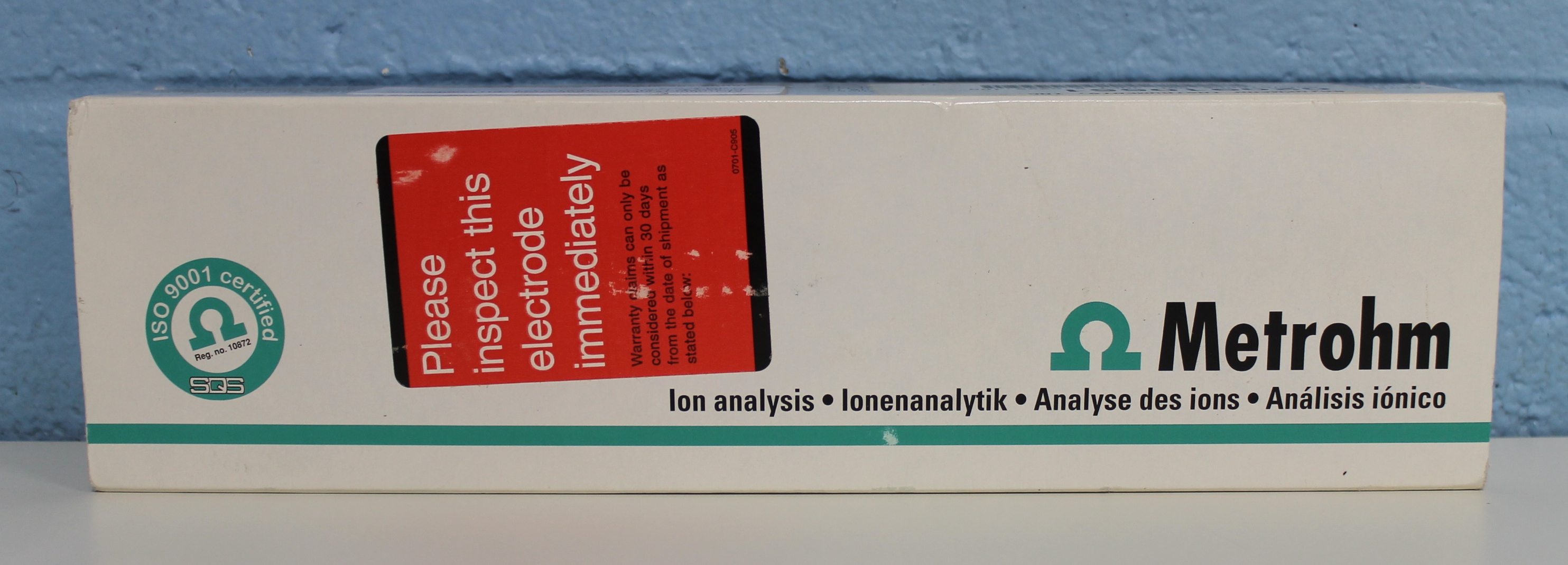 Metrohm/Brinkmann Solvotrode pH Combination Electrode