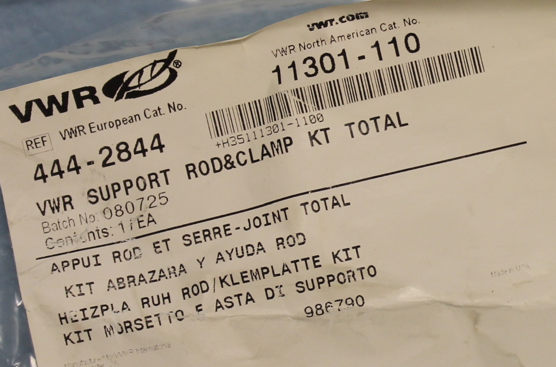 VWR Support Rod and Clamp Kit