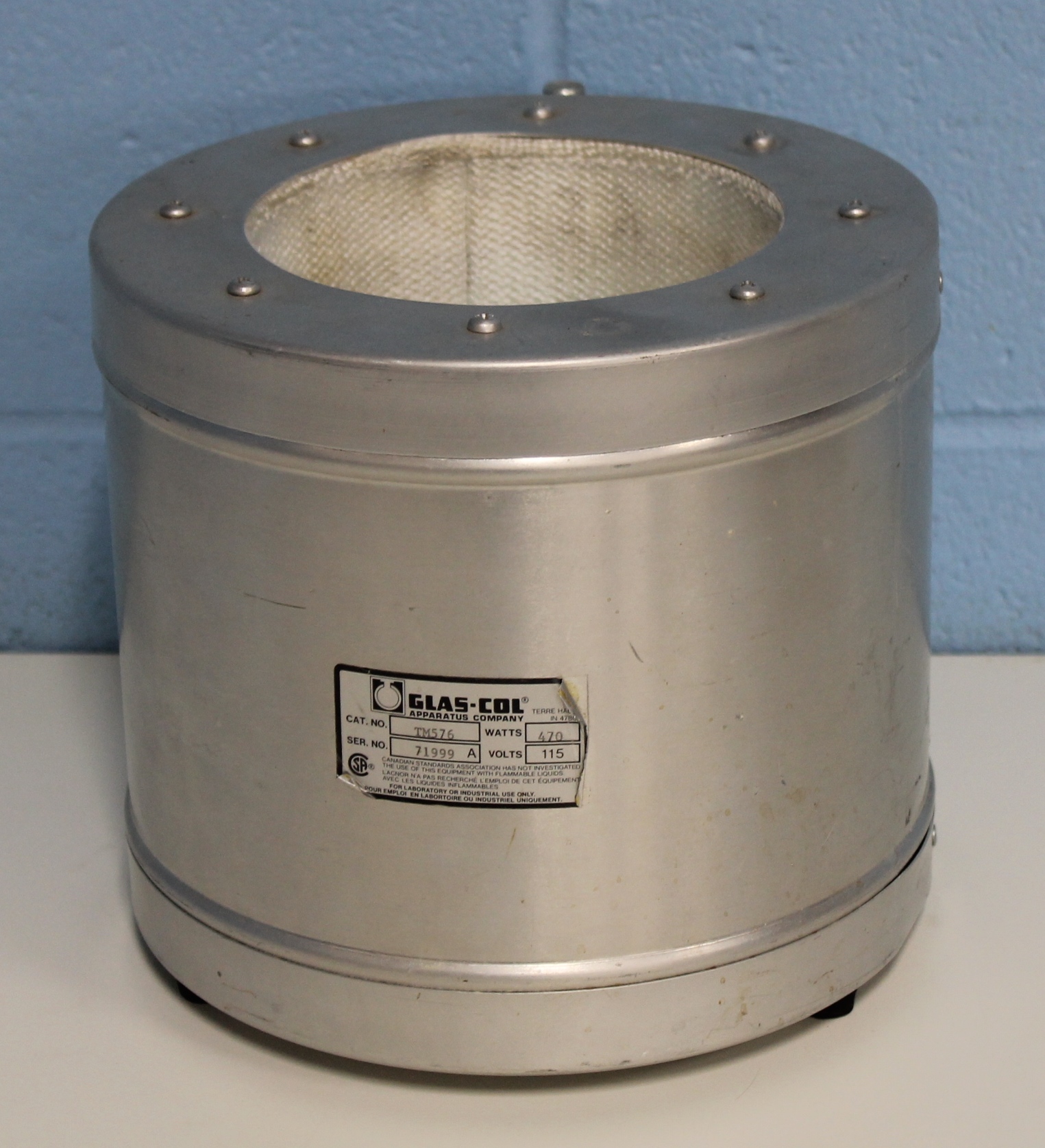 Glas-Col TM576 2000ml TM Aluminum Housed Resin Reaction Flask Mantle