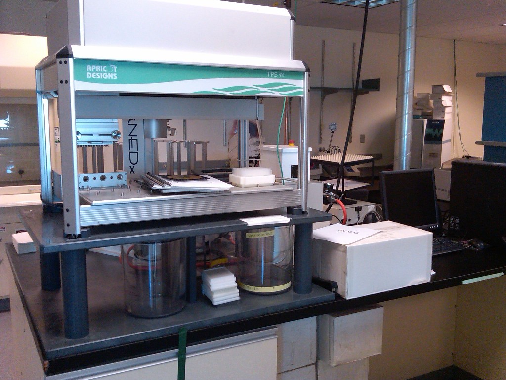Apricot Designs TPS 96/384 with KinedX Plate Loader