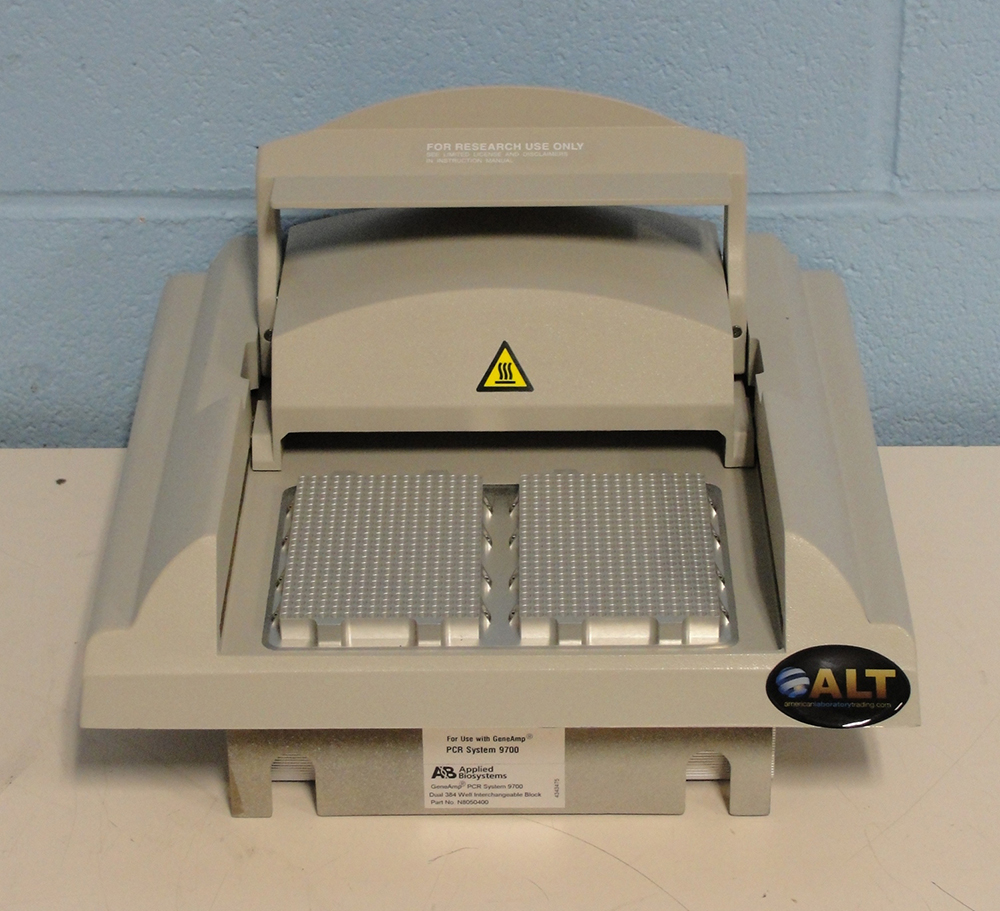 Applied Biosystems GeneAmp PCR System 9700, Dual 384 Well Block (Aluminum)